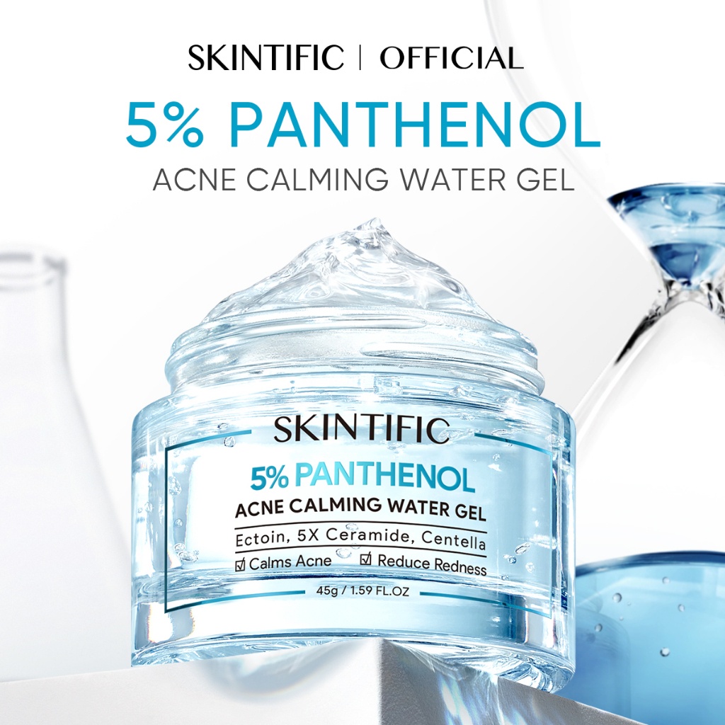Jual SKINTIFIC 5% PANTHENOL ACNE CALMING WATER GEL 45 G - MOISTURIZER ...