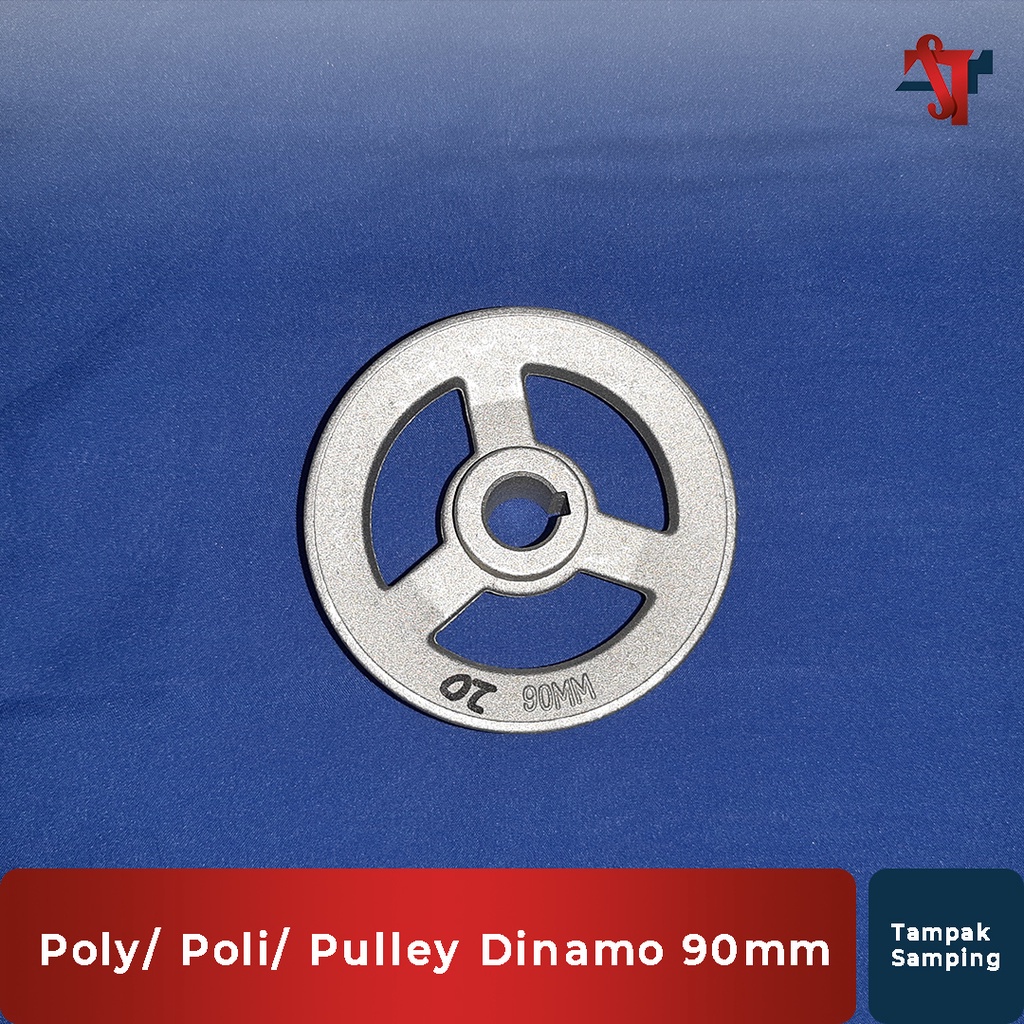 Jual Poli Poly Pulley Dinamo Mesin Jahit Highspeed Diameter 90mm ...