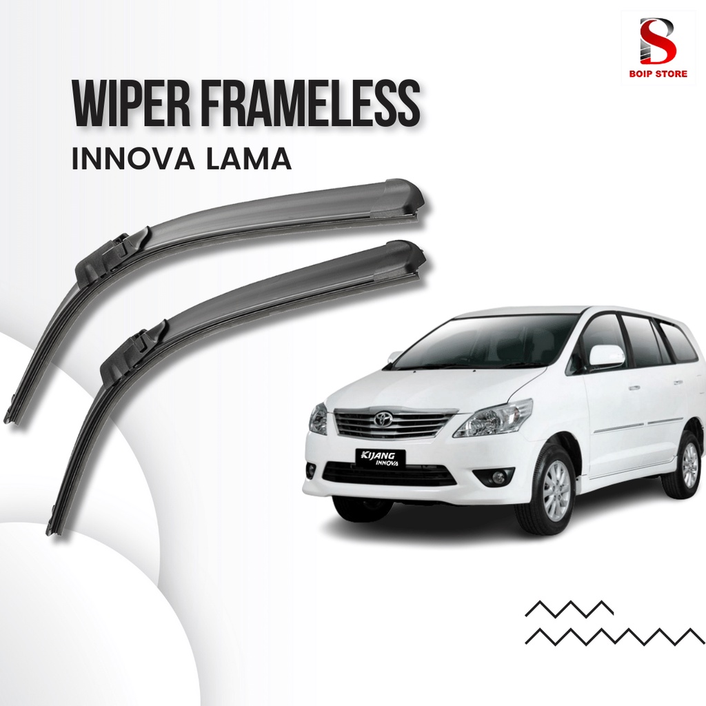 Jual Wiper Innova Lama Sapuan Kaca Mobil Model Frameless Banana Karet 1 ...