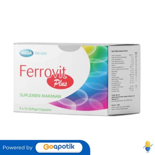Jual Ferrovit Plus Box 50 Kapsul | Shopee Indonesia