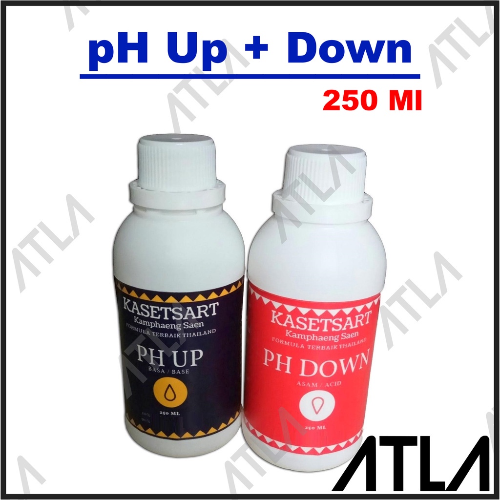 Jual Paket pH Up Down 250 ml Menetralkan pH Air Nutrisi Hidroponik FH003+4 | Shopee Indonesia