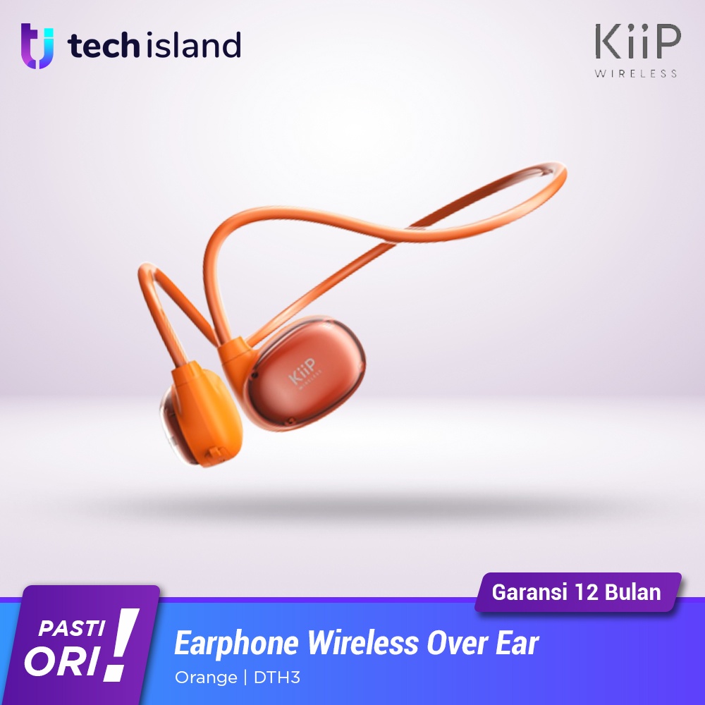 Jual Kiip DTH3 Earphone Wireless Over Ear Headset Bluetooth Sports ...