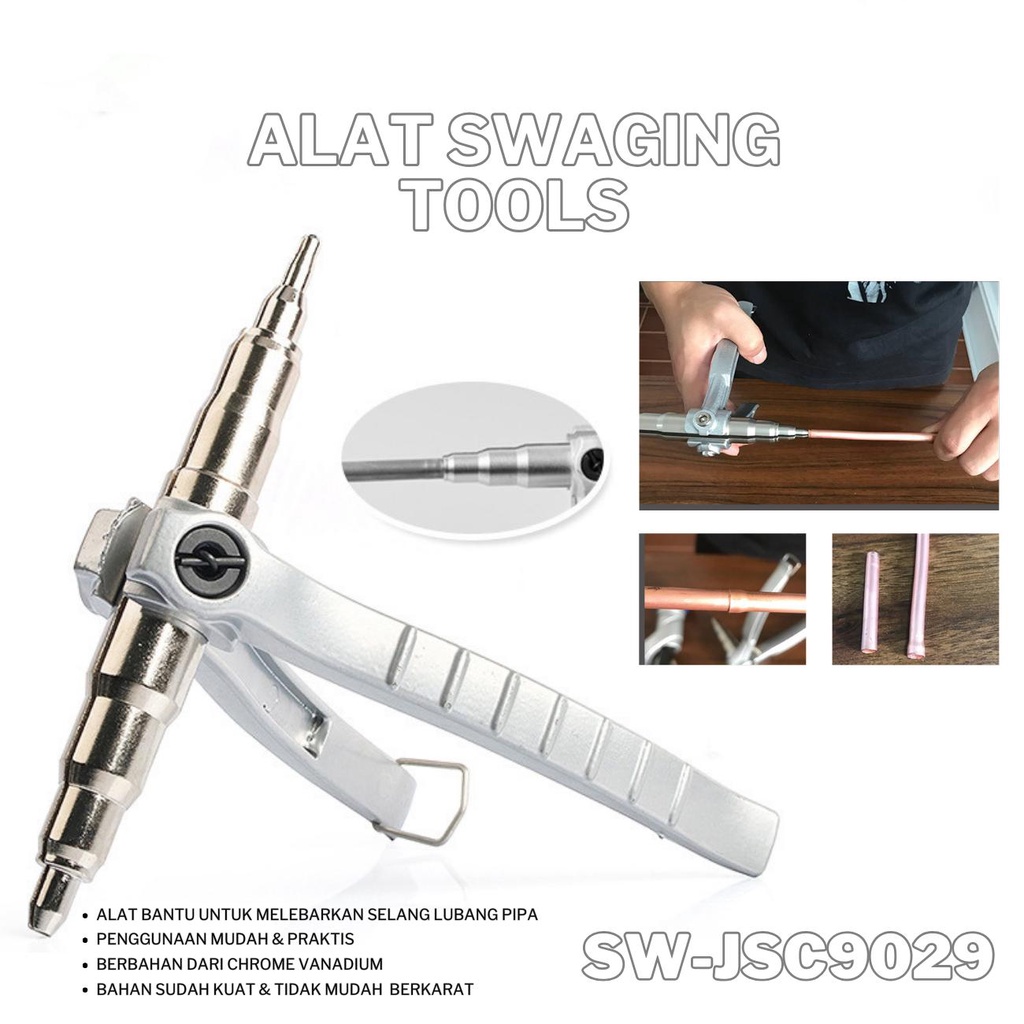 Jual OLALA Tube Expander Swaging Tool Pipa AC Flaring Tool Hand Swaging ...