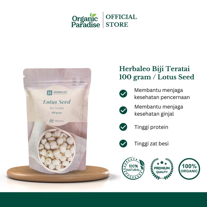 Jual Herbaleo Biji Teratai 100 gram / Lotus Seed | Shopee Indonesia