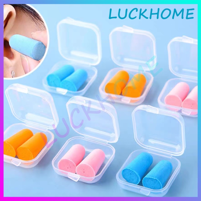 Jual 12PCS Pelindung Penutup Telinga Foam Busa Earplugs Silicone ...