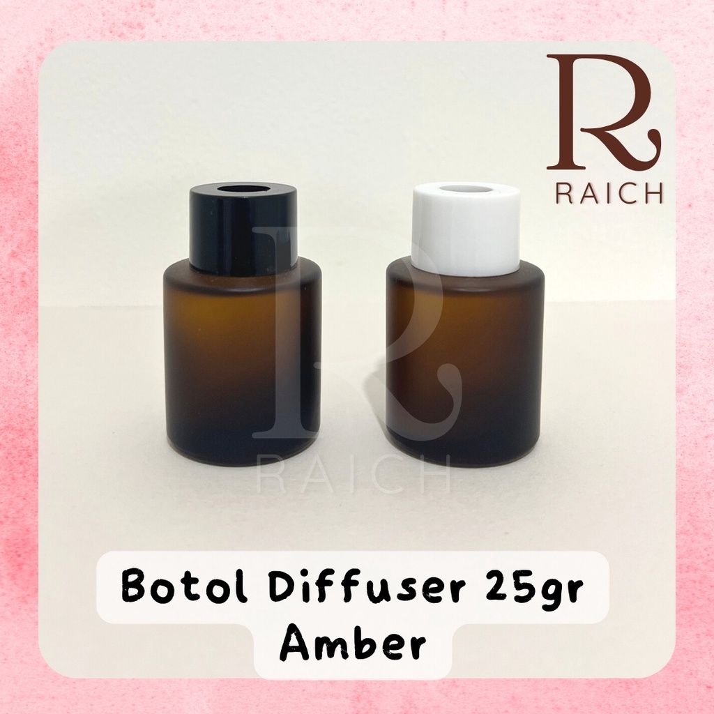 Jual 25gr Amber Botol Diffuser Mini Jar Reed Kaca Tebal | Shopee Indonesia