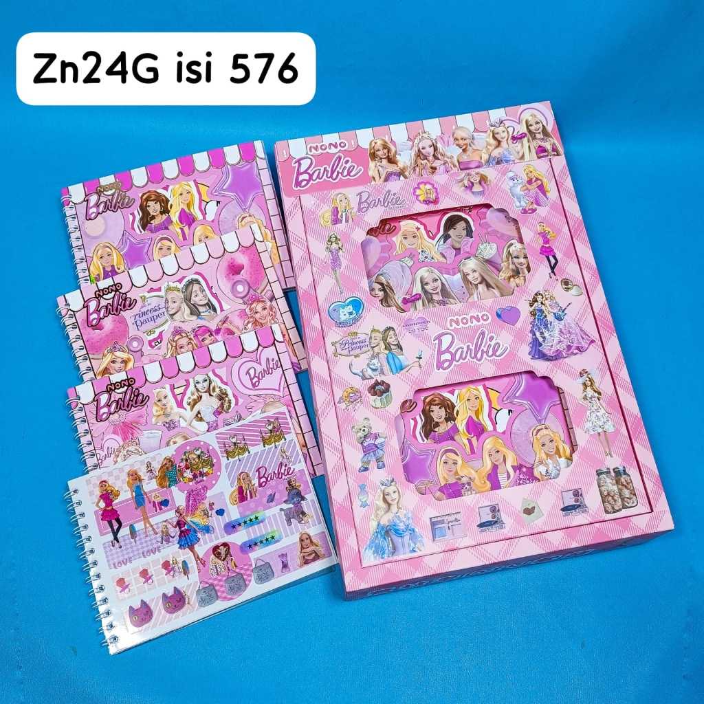 Jual STIKER BUKU ANAK LUCU KARAKTER 2D BARBIE / NONO KOREAN CUTE ...
