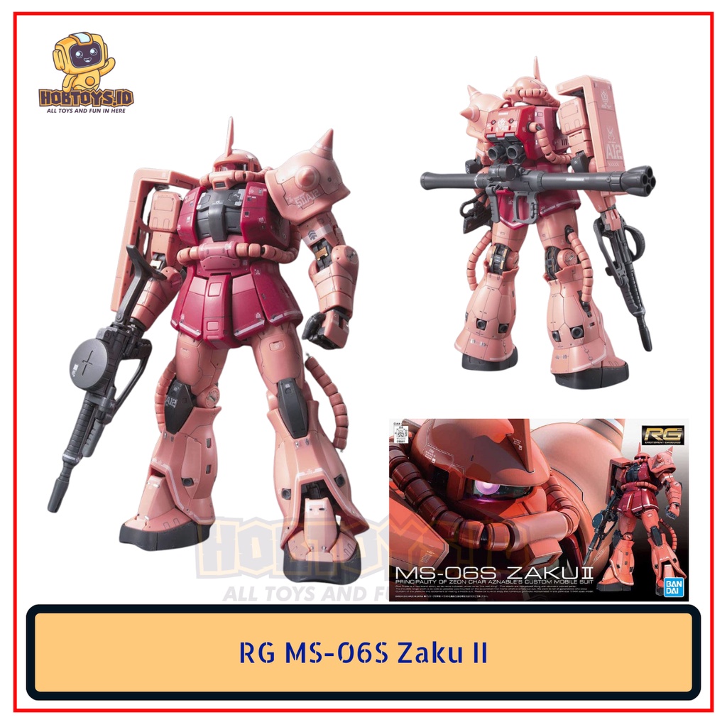 Jual RG Zaku II Char Aznable Custom | Shopee Indonesia