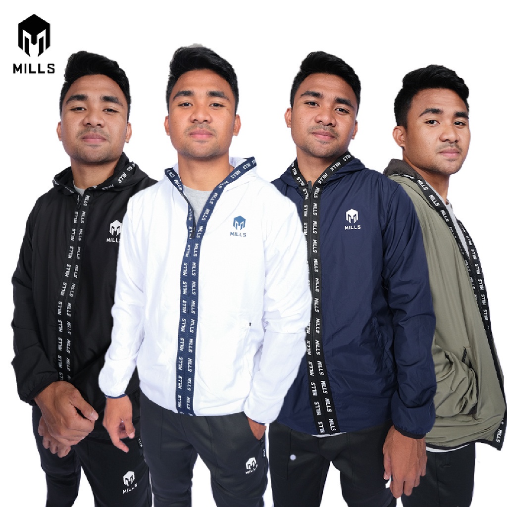 Jual MILLS Jaket Olahraga Line Basic Jacket 8017 | Shopee Indonesia