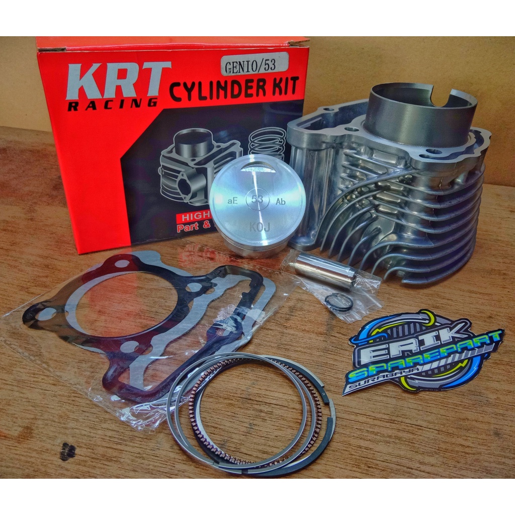 Jual BLOK SEHER BORING PAKET BORE UP GENIO BEAT NEW 53MM GENIO BEAT 53 MM | Shopee Indonesia