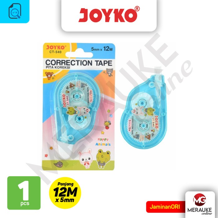 Jual Correction Tape JOYKO CT-540 (12m x 5mm) | Shopee Indonesia