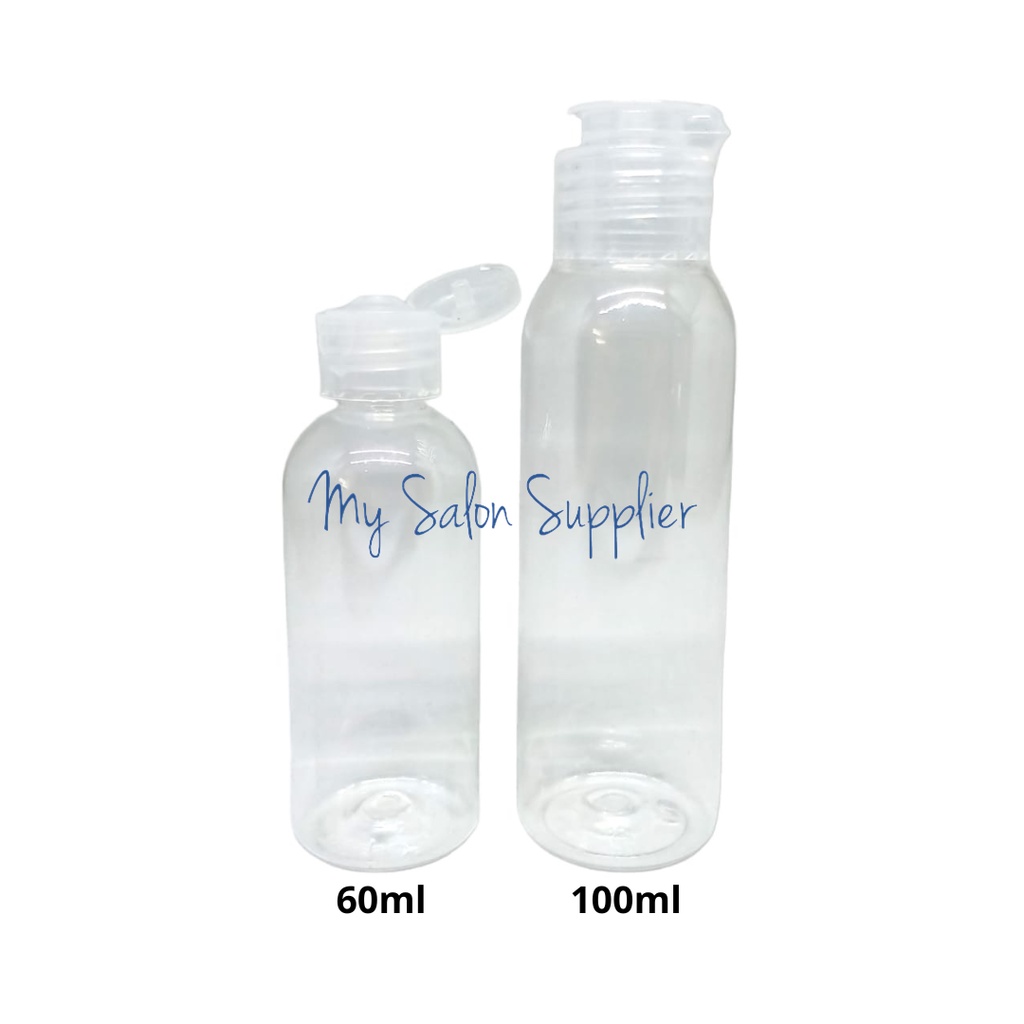 Jual Botol Toner Travel Fliptop Flip Top 60ml / 100ml | Shopee Indonesia