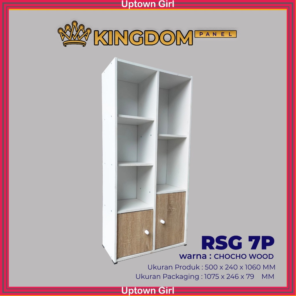 Jual PROMO AESTHETIC RAPI TERBARU PREMIUM !! LEMARI RAK BUKU SERBAGUNA ...