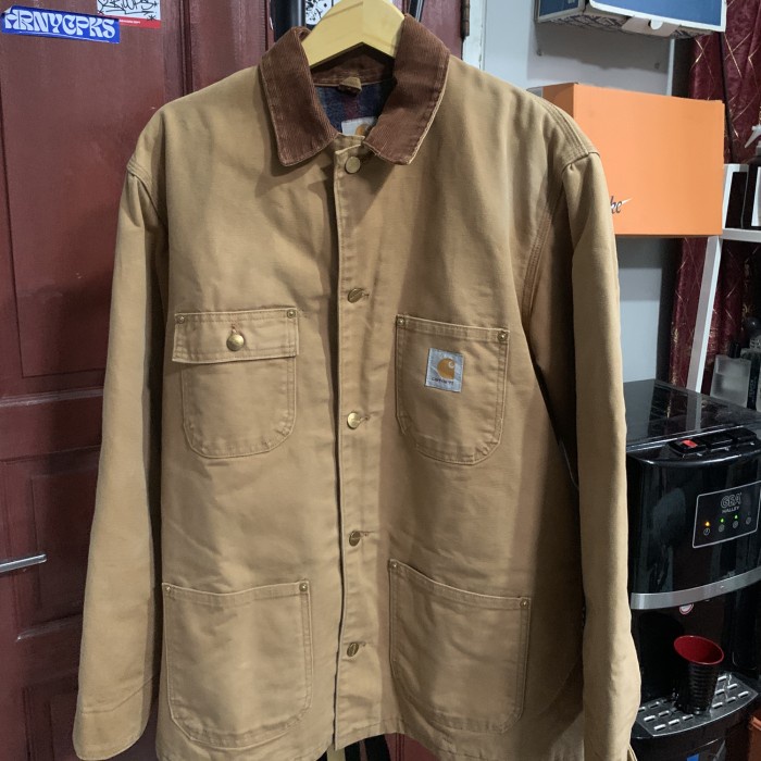 Jual carhartt michigan chore jacket detroit | Shopee Indonesia