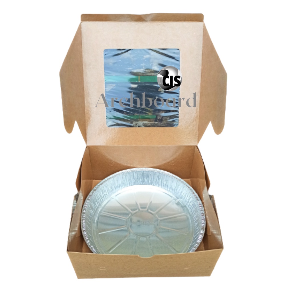 Jual Box Kraft Window + Aluminium Foil RX 1200 + Tutup | Shopee Indonesia