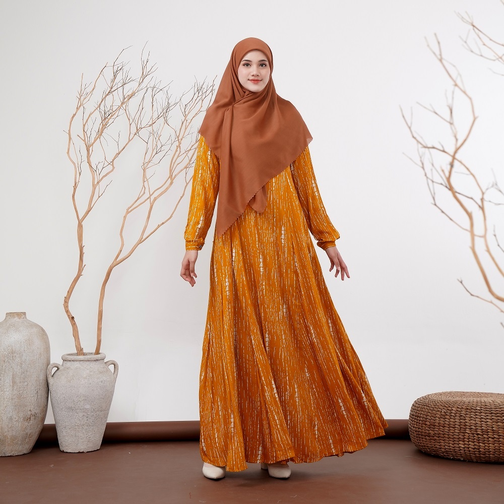 Jual Le Khari Qirani Gamis Rayon Viscose Gamis Busui Gamis Homedress Size S - XL | Shopee Indonesia