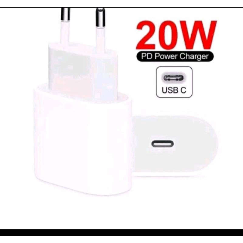 Jual (MSA) BATOK LIGHTNING / CHARGER 20W ADAPTER USB TYPE C | Shopee ...