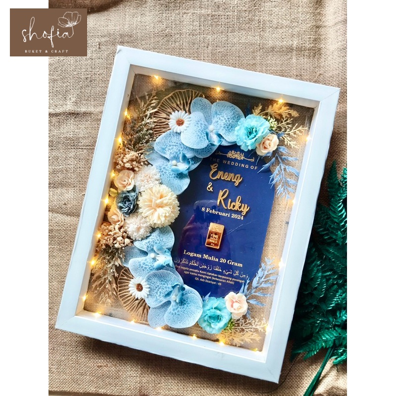 Jual Bingkai Mahar pernikahan custom 30x40 - Sofiah Craft | Shopee ...