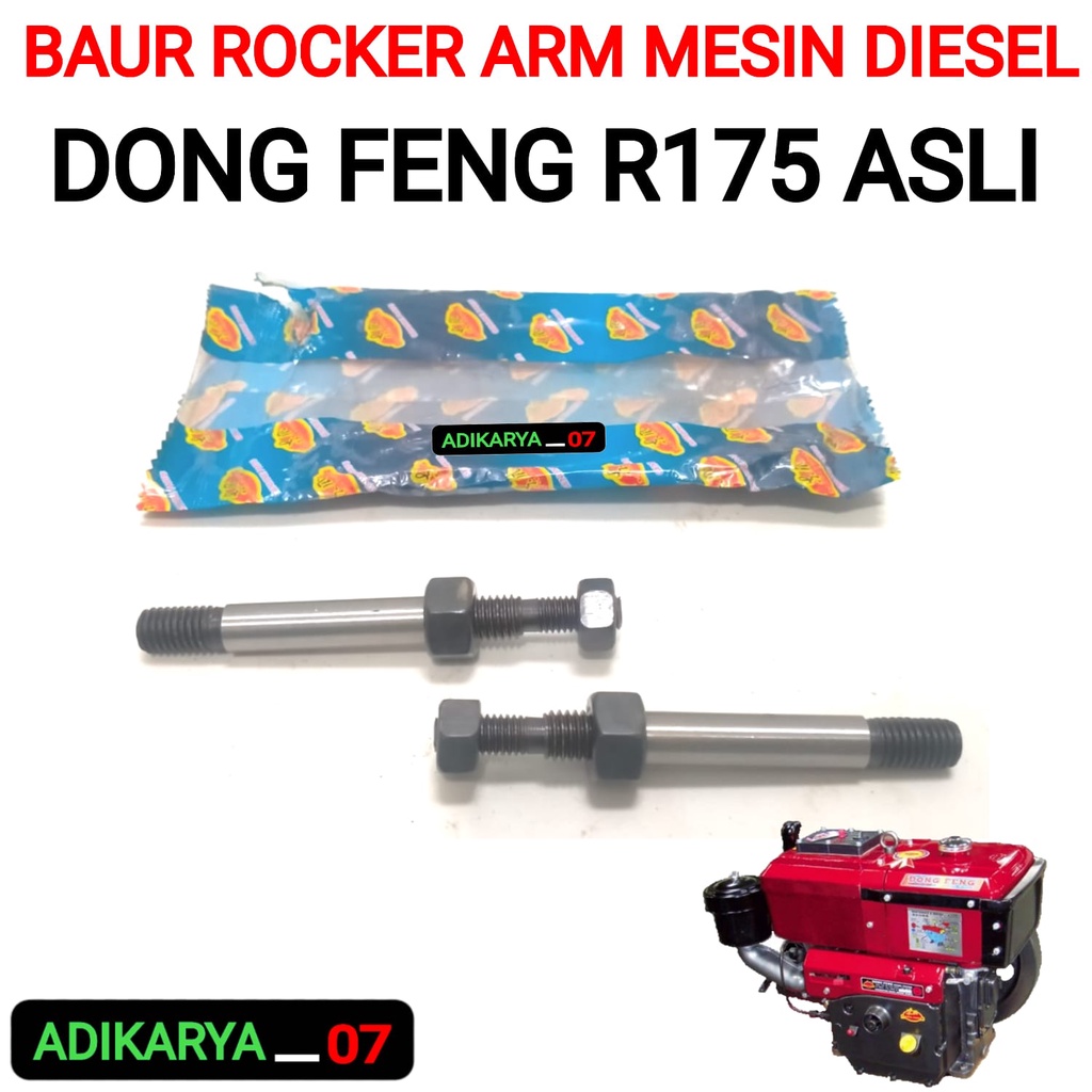 Jual Stud Long Roker Arm + Nut Mesin Diesel R175/R180 Baud Roker Arm ...