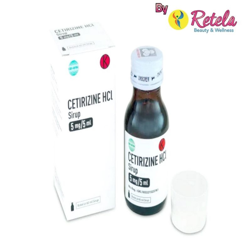 Jual CETIRIZINE SYRUP 60ML | Shopee Indonesia