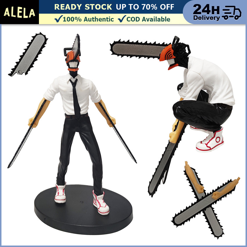 Jual Denji Anime Chainsaw Man Action Figure Boneka Pajangan Stand & Sit ...