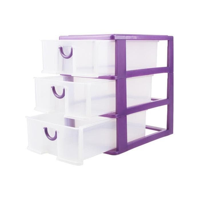 Jual Mini Container Susun 3 Susun 5 / Laci Mini / Laci Susun Plastik ...