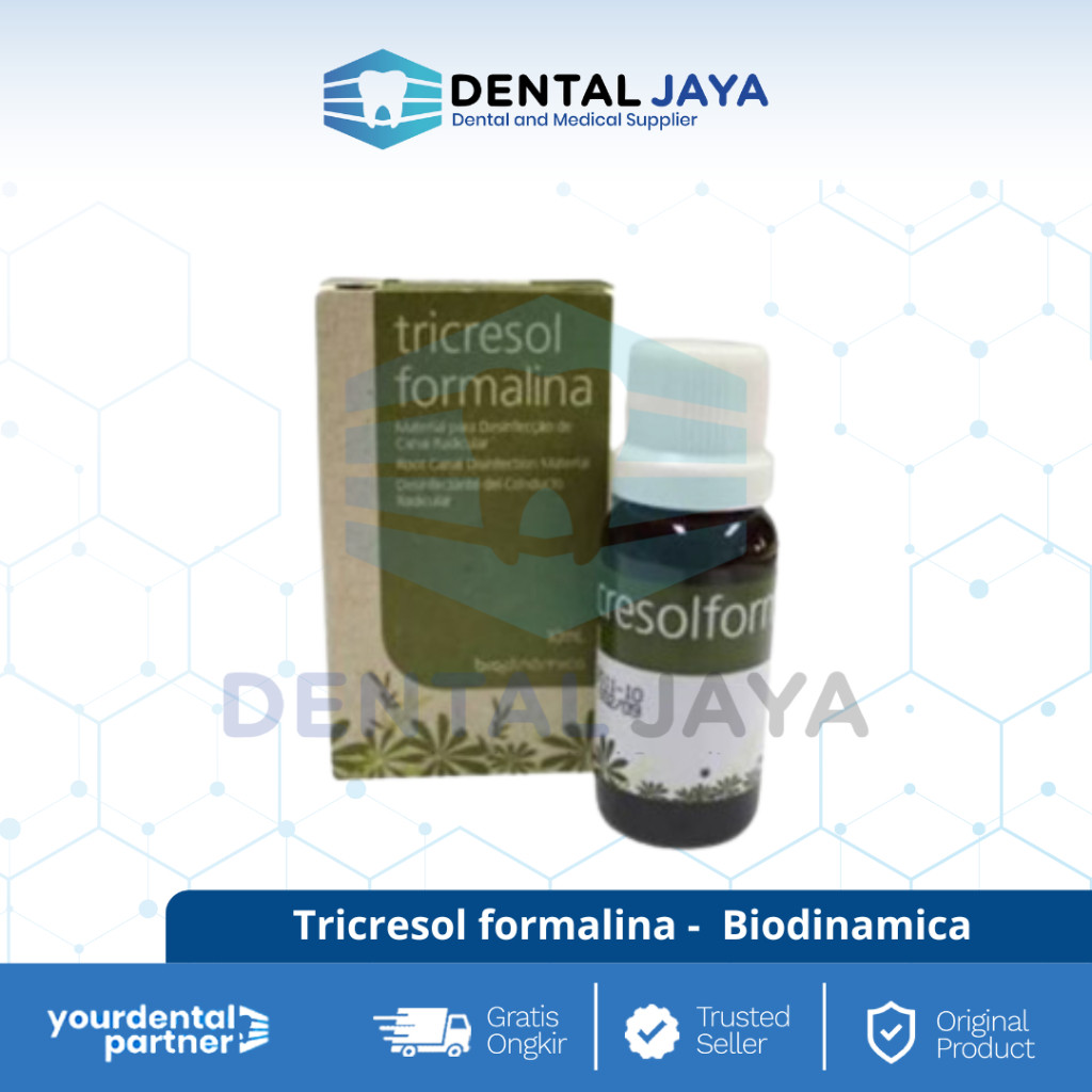 Jual Dental Jaya Tricresol Formalina TKF medikamen saluran akar gigi ...
