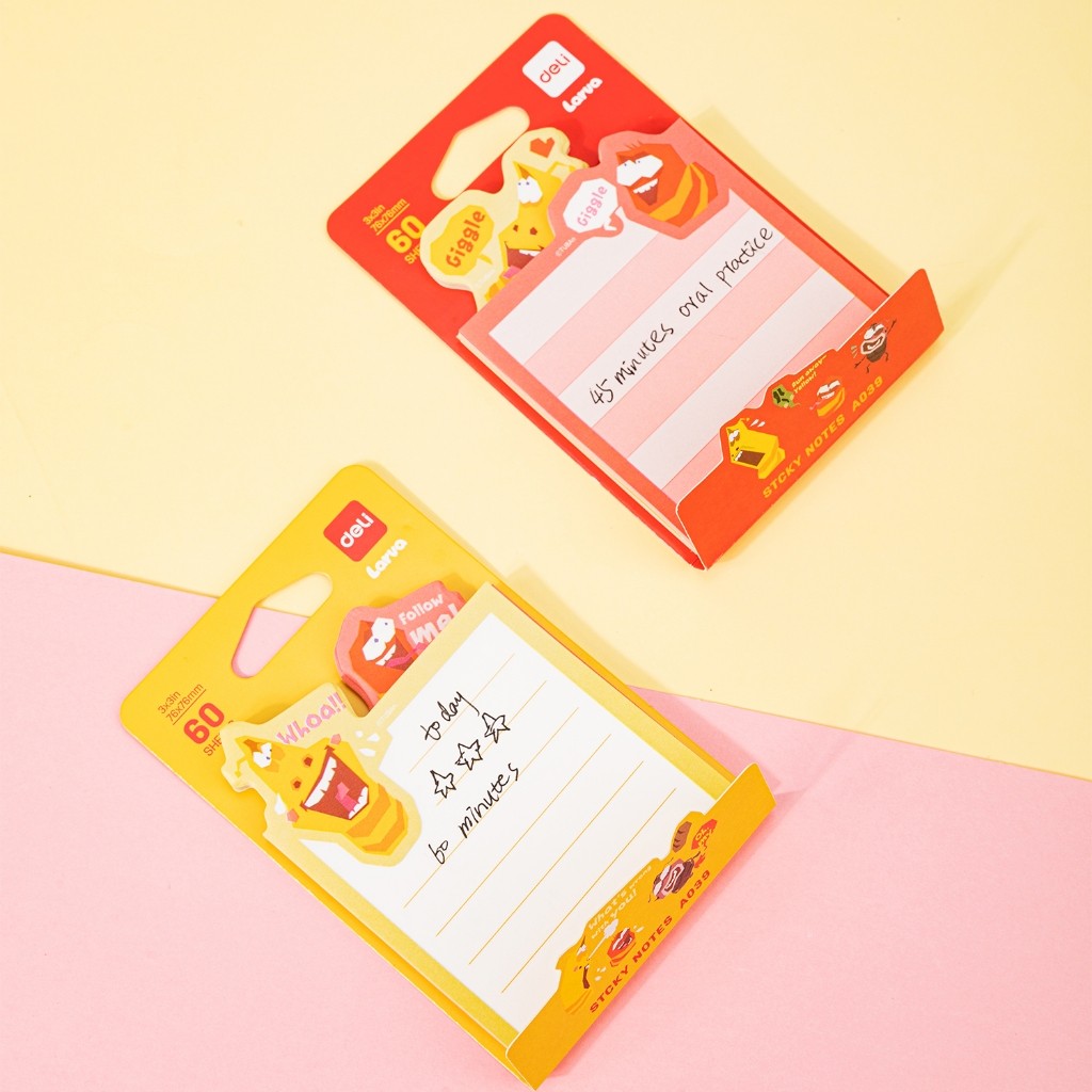 Jual EA039 Deli Larva Sticky Notes / Memo Tempel 76 x 76 mm 60 Lembar 2 ...