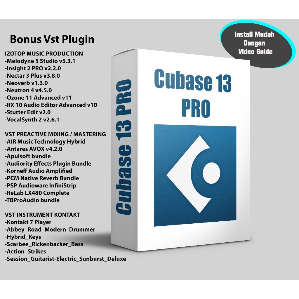 Jual Cubase 14 Pro Plus Plugin Super Lengkap | Shopee Indonesia
