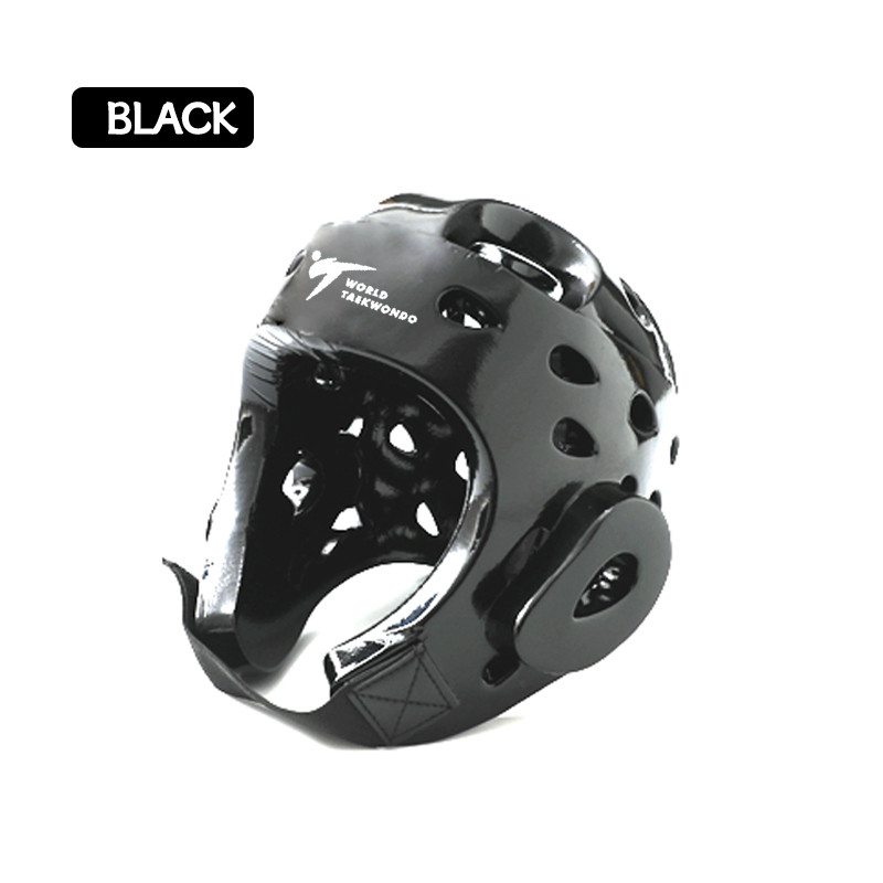 Jual White Taekwondo Helmet Kick Boxing Karate Head Guard Headgear ...