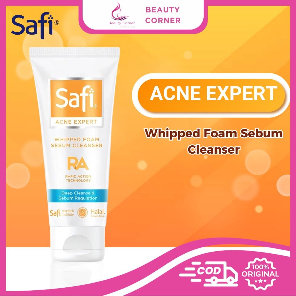 Jual Safi Acne Expert Whipped Foam Sebum Cleanser - 100ml | Shopee ...