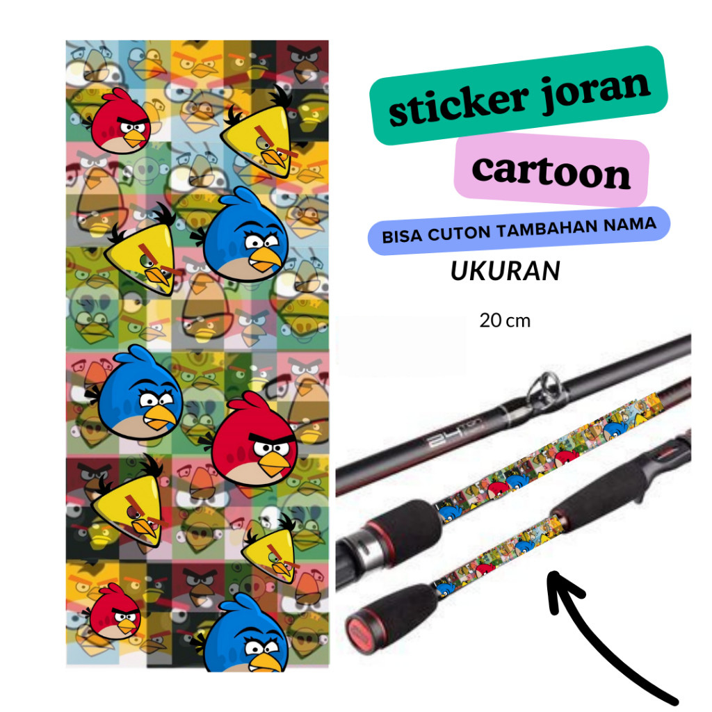 Jual Sticker Joran Custom Tampil Keren Dengan Desain Unik! | Shopee ...
