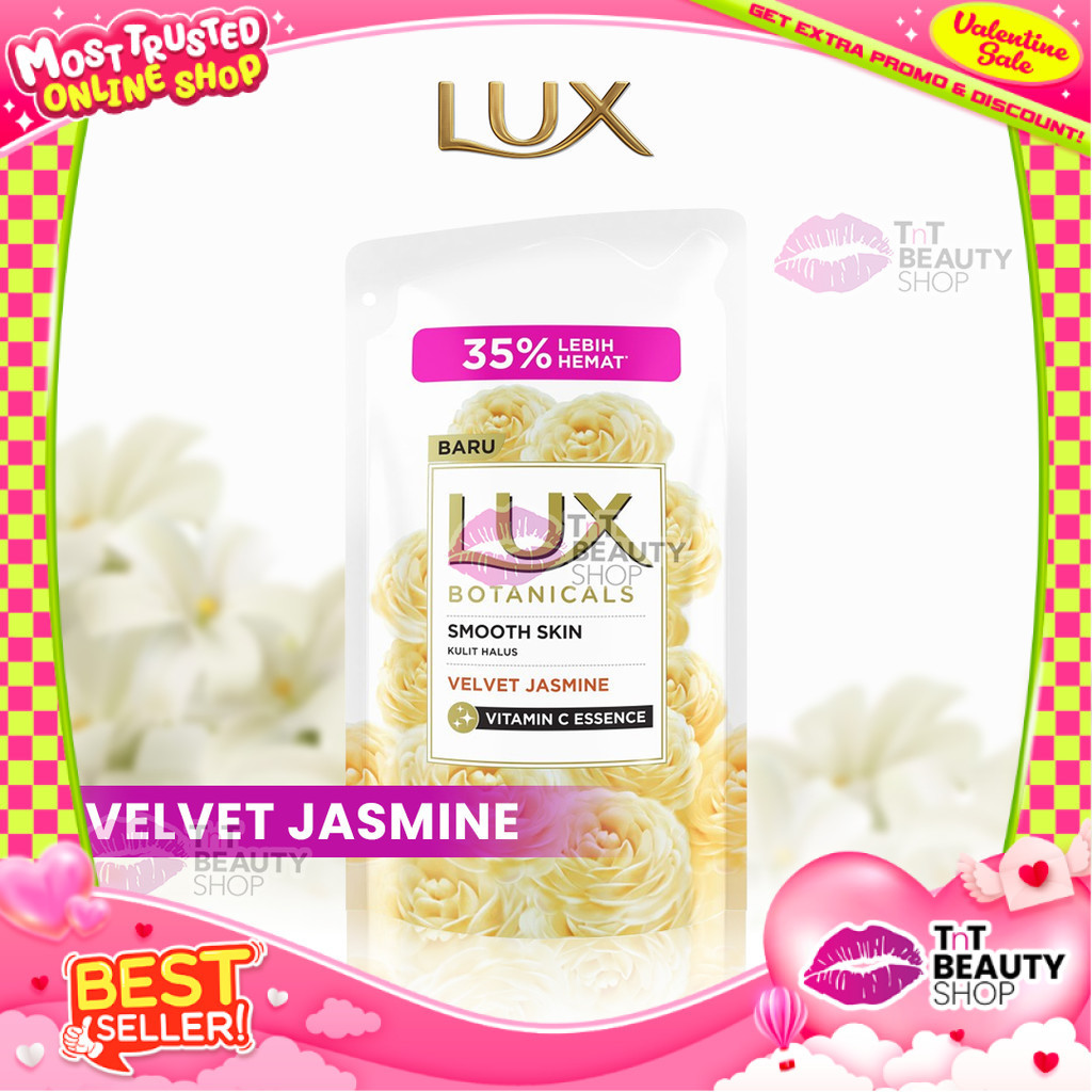 Jual Lux Botanicals Refill Body Wash Velvet Jasmine With Vitamin C 850Ml - Sabun Mandi Cair ...