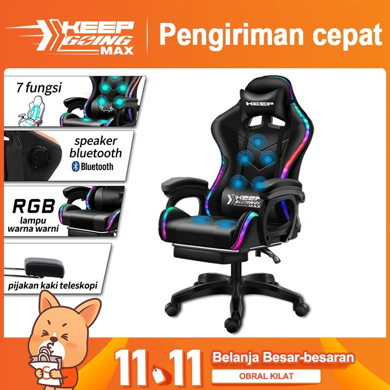 Jual Promo Keep Going Max Kursi gaming profesional, kursi gaming RGB ...