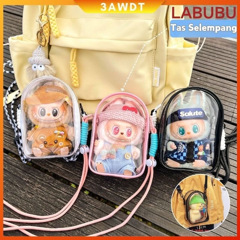 Jual [COD] LABUBU Pouch Mini Transparant Multifunction / 14-18CM Tas ...