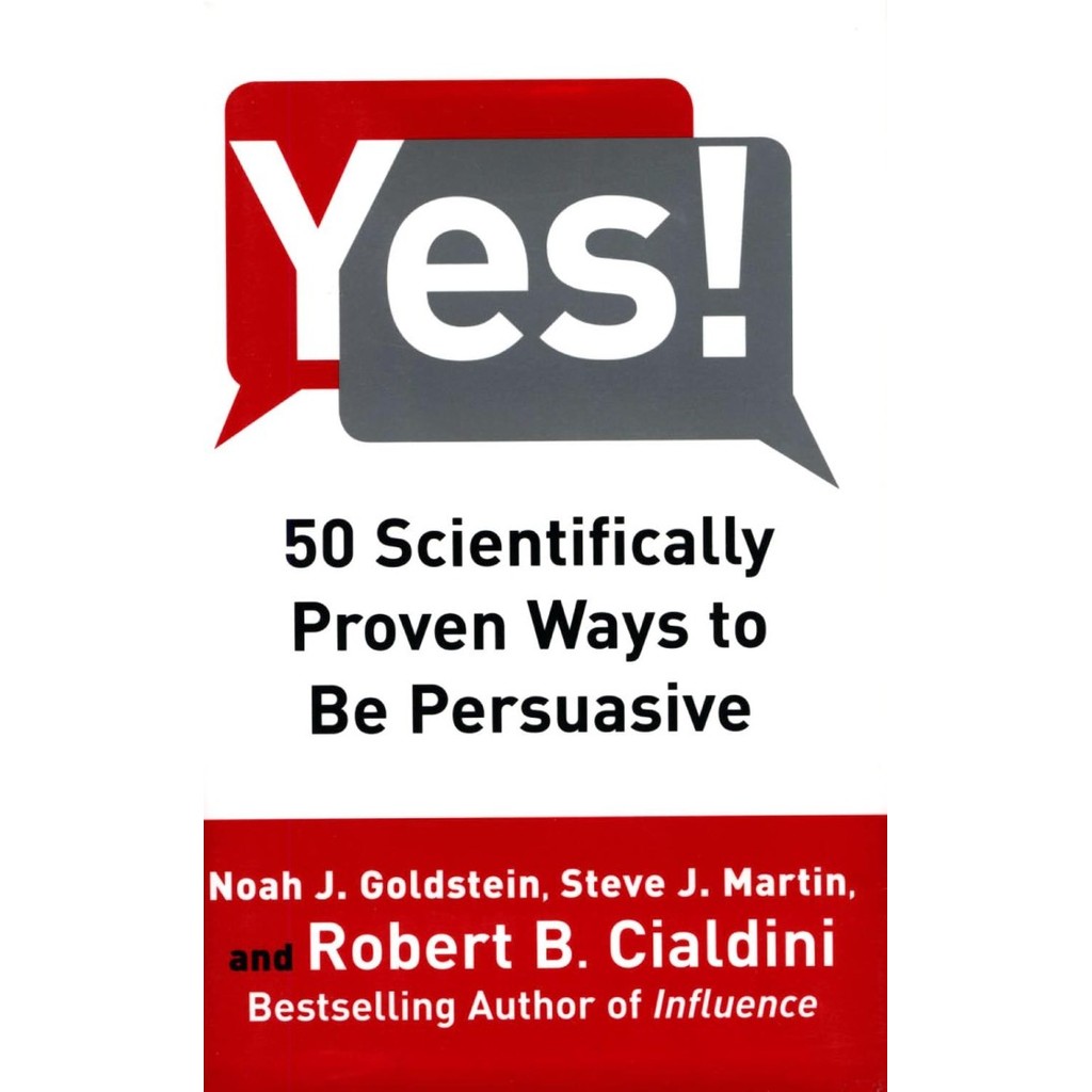 Jual BuKu Yes - 50 Scientifically Proven Ways to Be Persuasive | Shopee ...