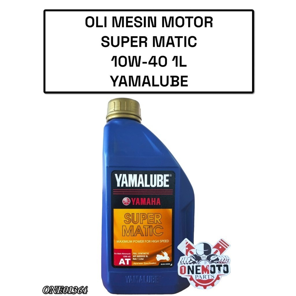 Jual OLI MESIN MOTOR SUPER MATIC 10W-40 1L ORIGINAL YAMALUBE | Shopee ...