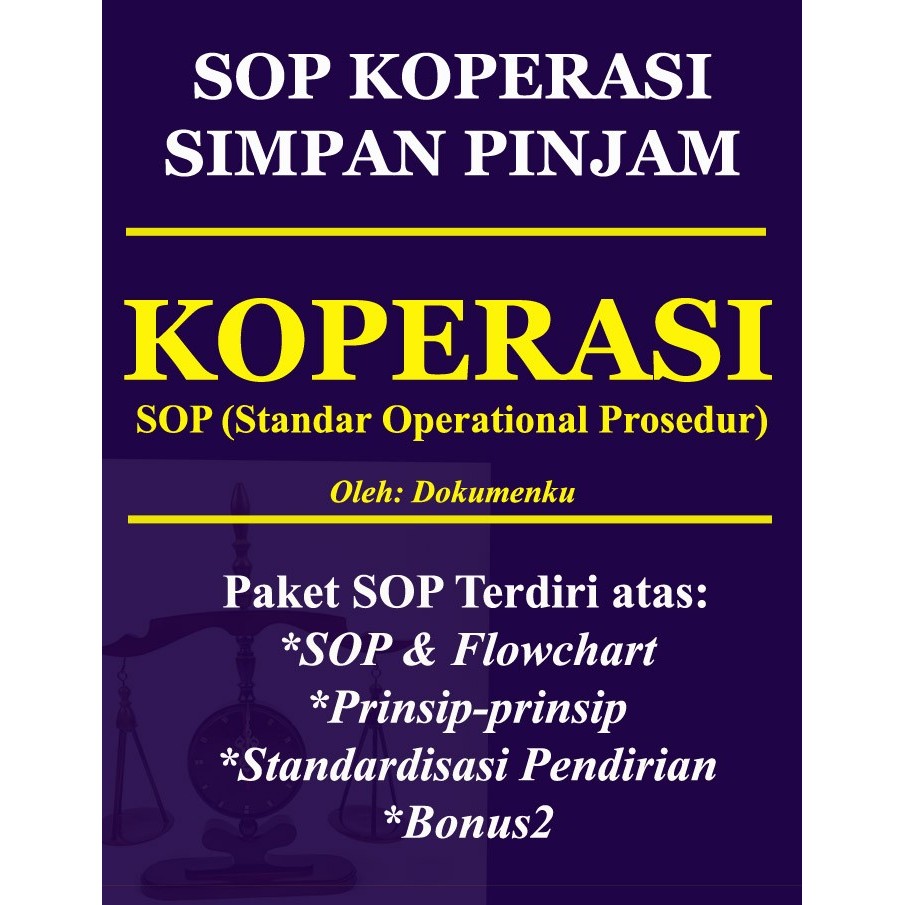 Jual SOP Koperasi Simpan Pinjam / Flowchart Koperasi / Standar Koprasi | Shopee Indonesia