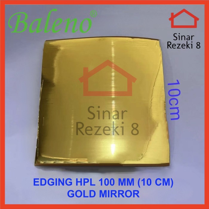 Jual Edging HPL GOLD MIRROR 100 MM / Emas Pinggiran Meja Kayu taco PVC ...