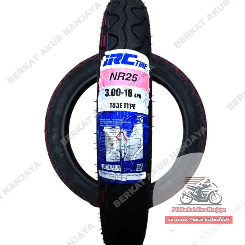 Jual IRC NR25 300-18 Ban Motor ring 18 Tiger - Scorpio - Thunder 125 ...
