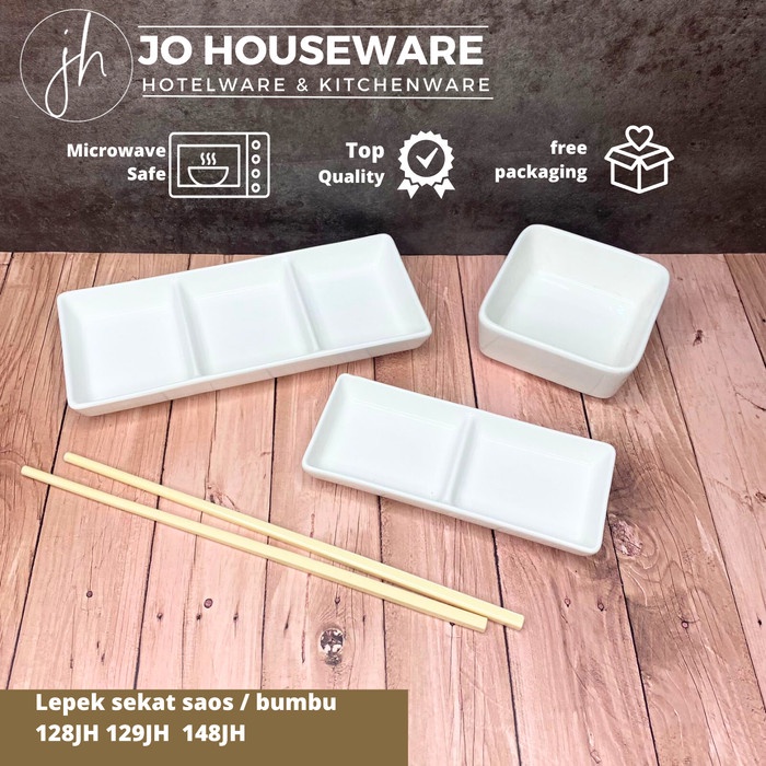 Jual Lepek sekat untuk bumbu atau saos / Lepek sekat keramik premium ...