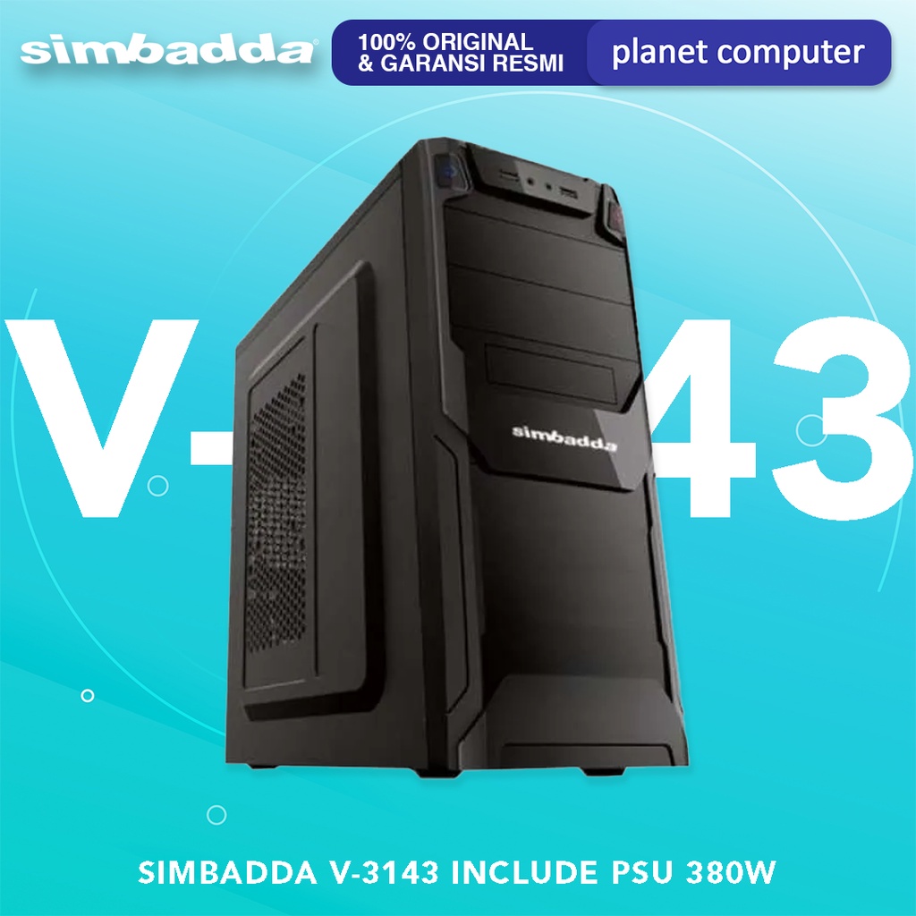 Jual Casing PC Simbadda Sim V-3143 Include PSU 380 Watt Original | Shopee Indonesia