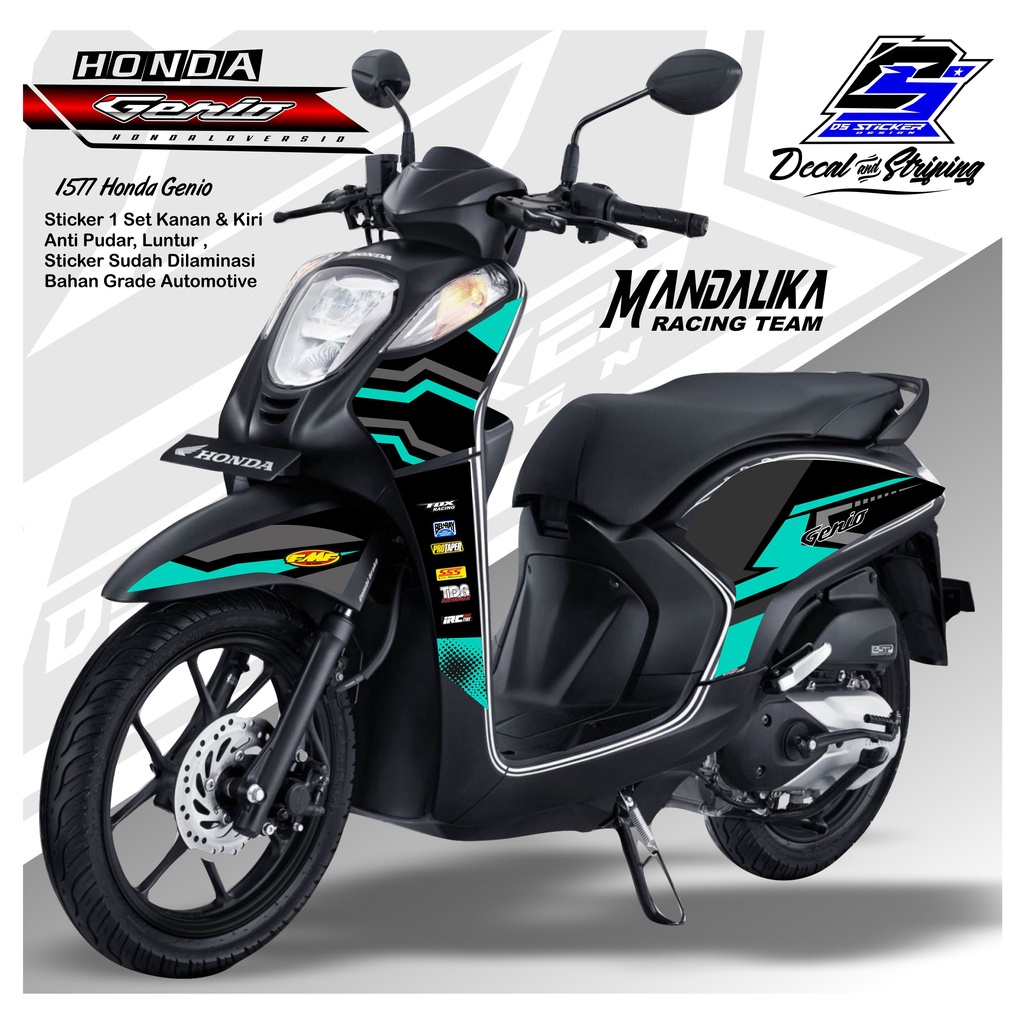 Jual 1577 Sticker Striping Motor HONDA GENIO List Variasi Desain Simpel ...
