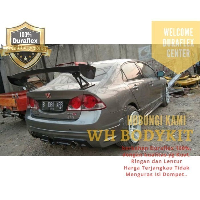 Jual BODYKIT CIVIC FD MUGEN MIX RR 2009 2010 2011 2012 BODY KIT xed body kit civic bodikit civic ...