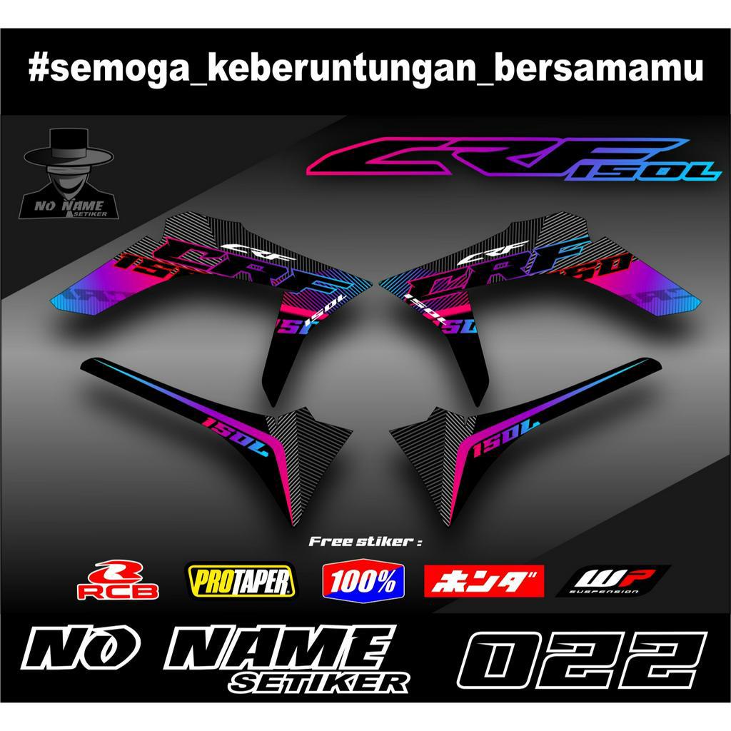 Jual Sticker setiker stiker decal CRF 150 L- (022) minimalis -Dekal CRF ...