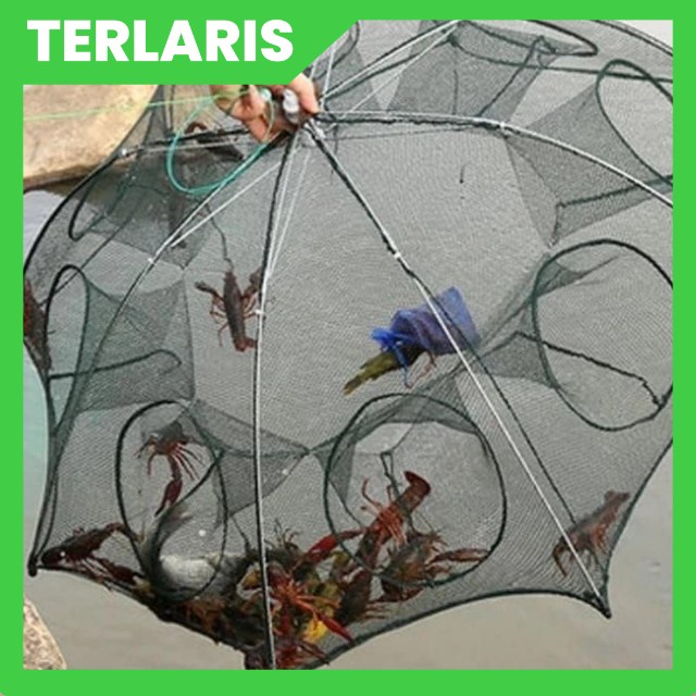 Jual Perangkap ikan / Bubu ikan / jebakan jaring Ikan udang 8 Lubang ...