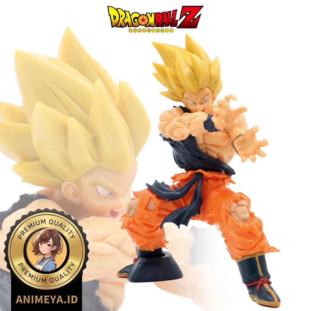 Jual ACTION FIGURE DRAGON BALL Z THE SON GOKU SUPER SAIYAN KAMEHAMEHA ...