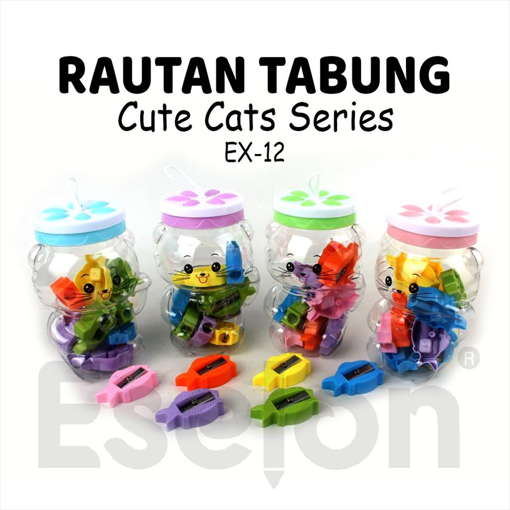 Jual 12pcs Rautan Tabung CAT EX-12 / 1 Tabung Rautan Fancy | Shopee ...