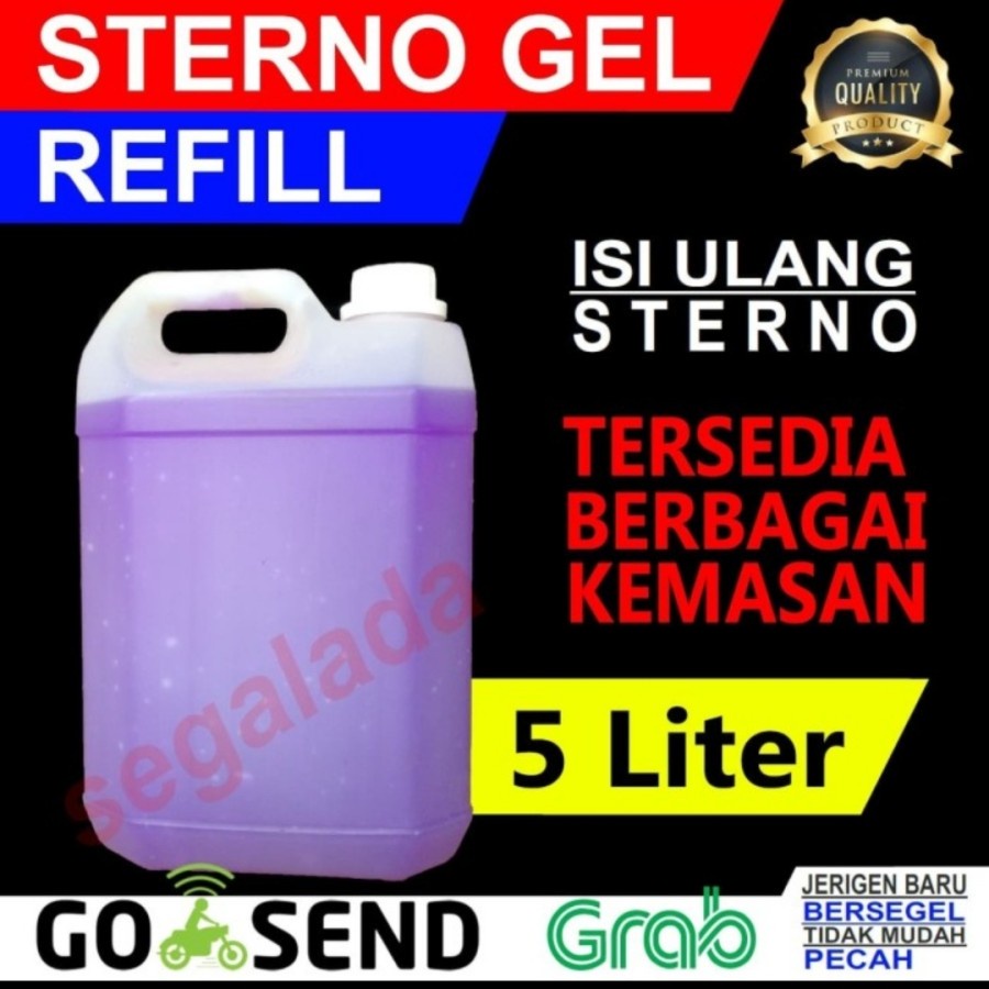 Jual Refill Sterno Jelly Gel Isi Ulang Sterno Kompor Jerigen 5 Liter ...