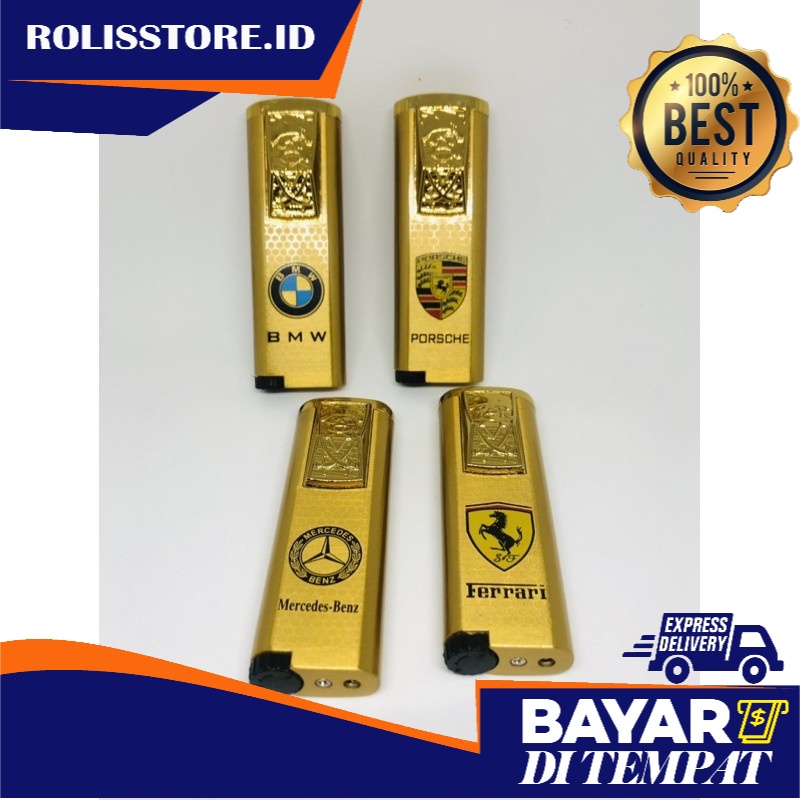 Jual ROLIS NEW Korek Api Las Motif Logo Mobil Korek Pirit Motif Korek ...